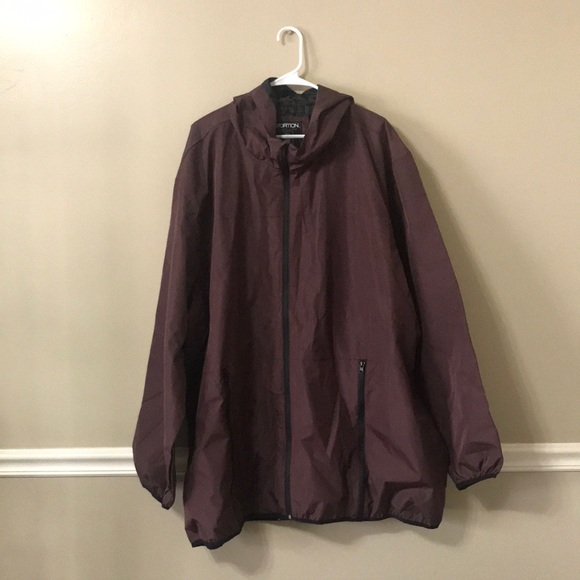 Distortion | Jackets & Coats | Distortion Plum Full Zip Windbreaker ...